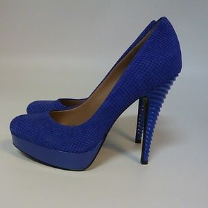 RACHEL Rachel Roy | Shoes | Rachel Roy Cobalt Blue Stiletto Heels Sz 85 ...